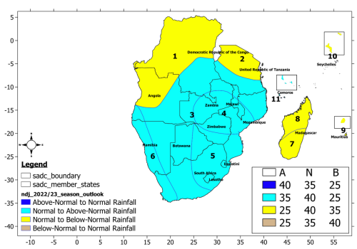SARCOF 26 forecasts normal to above normal rainfall for the 2022/2023 season in much of SADC ...